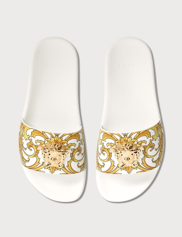 Versace - Medusa Head Slides | HBX - Globally Curated Fashion and ...