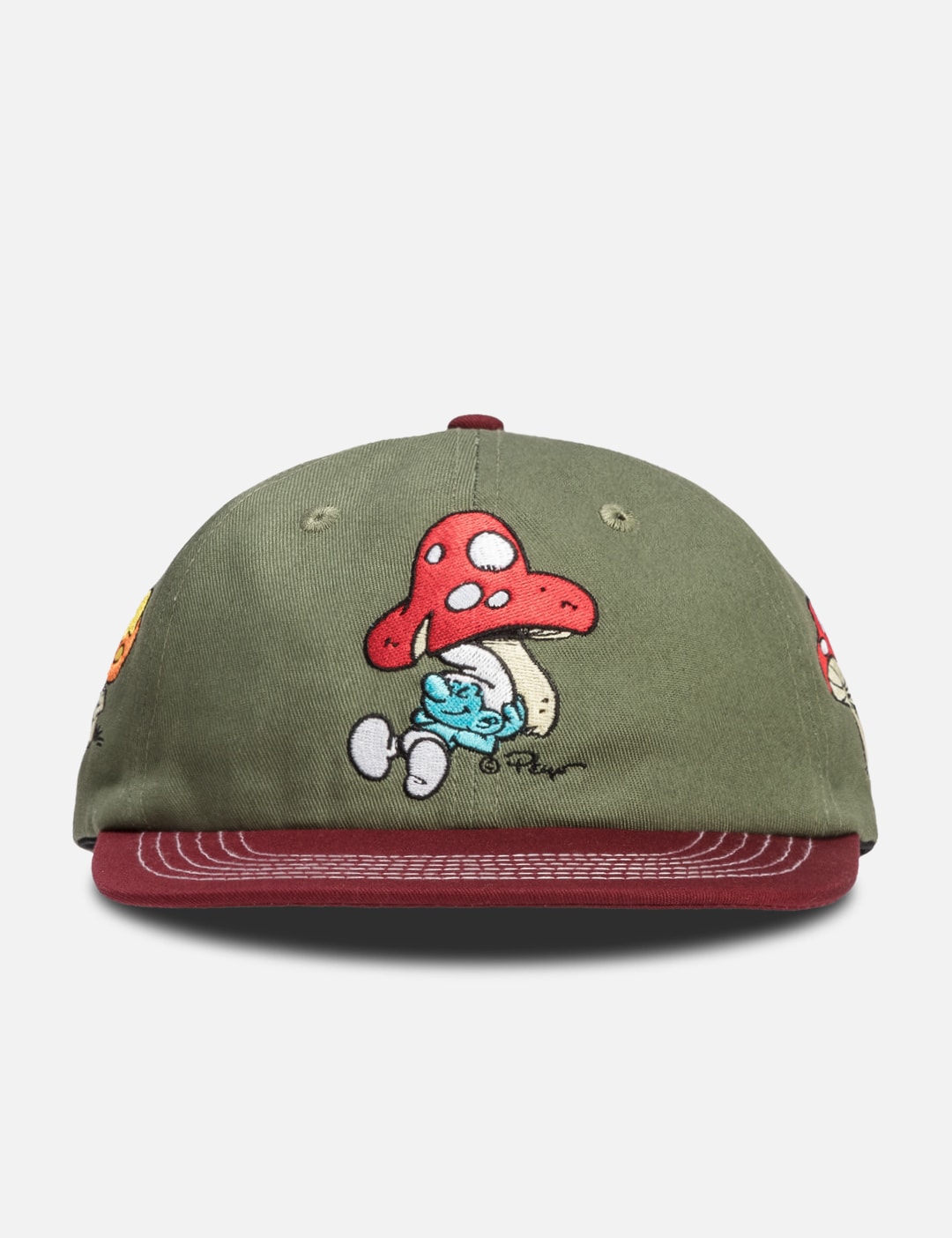 Butter Goods - Butter Goods x The Smurfs Mushroom 6 Panel Cap | HBX ...