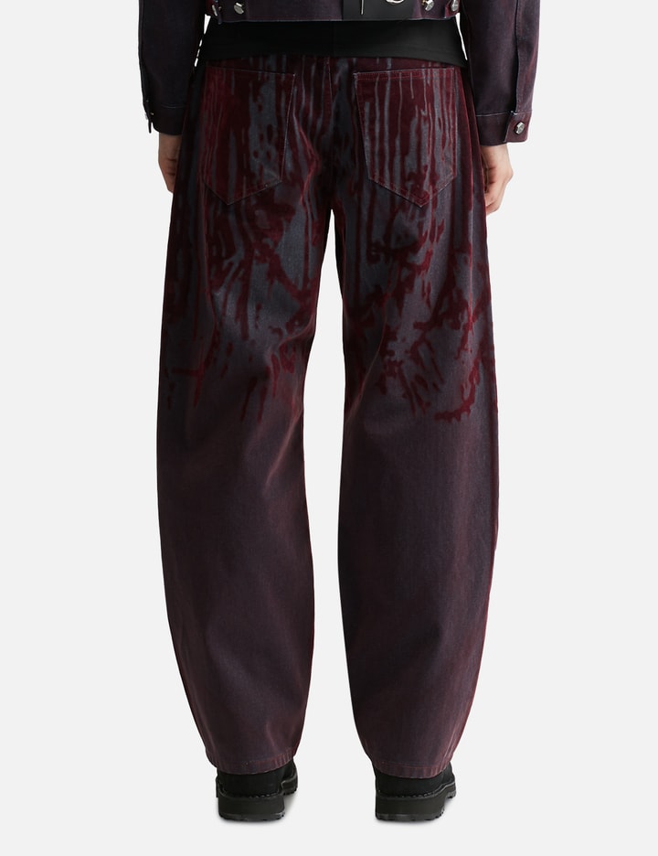 THUG CLUB - Blood Lazered Denim Pants | HBX