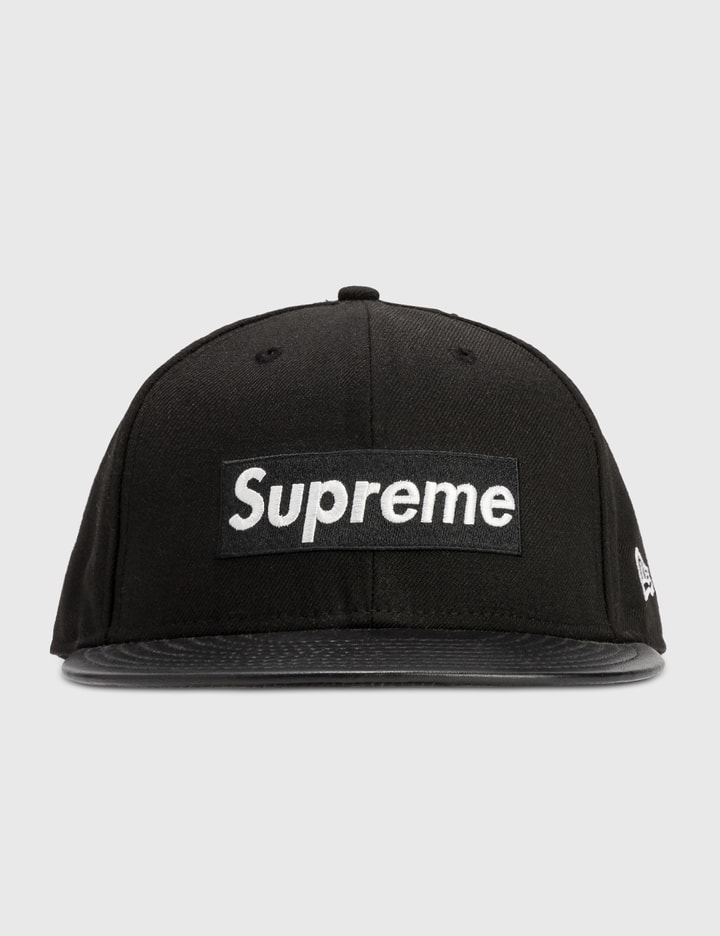 Supreme - SUPREME X NEW ERA BOX LOGO LEATHER CAP | HBX