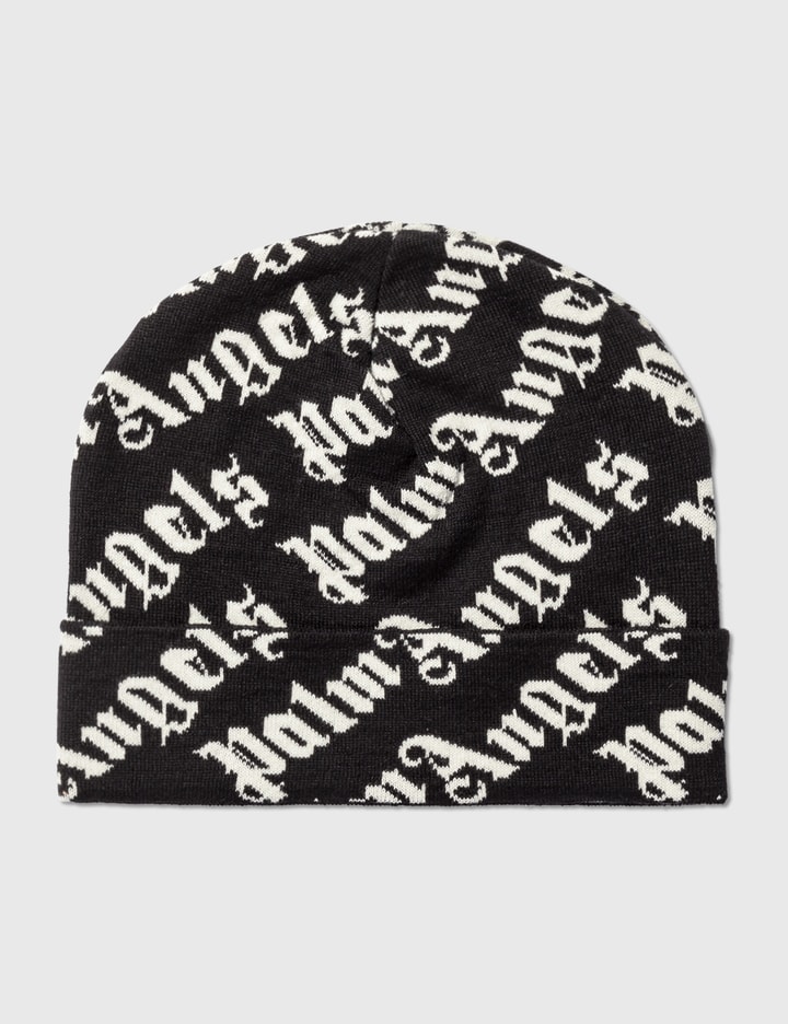 Palm Angels - Knitted Logo Beanie | HBX