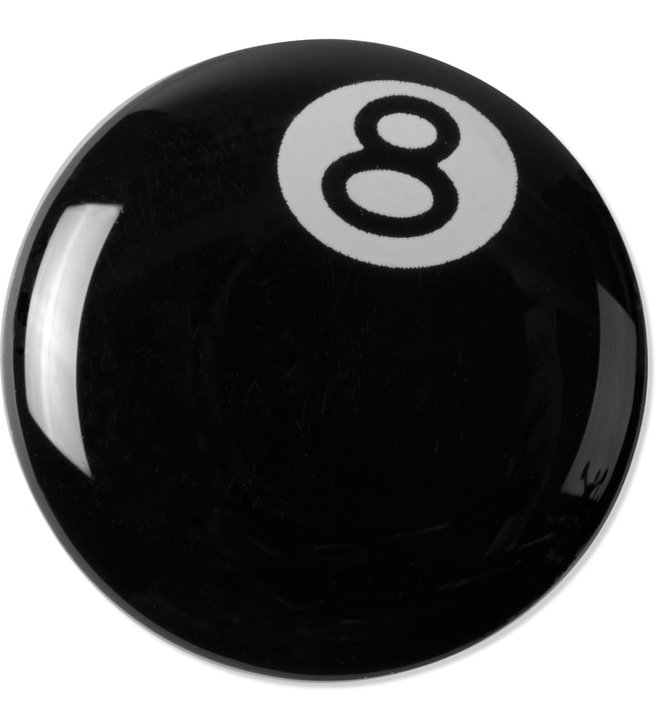 Stüssy - Black 8-Ball Ho14 Pin | HBX - Globally Curated Fashion and ...