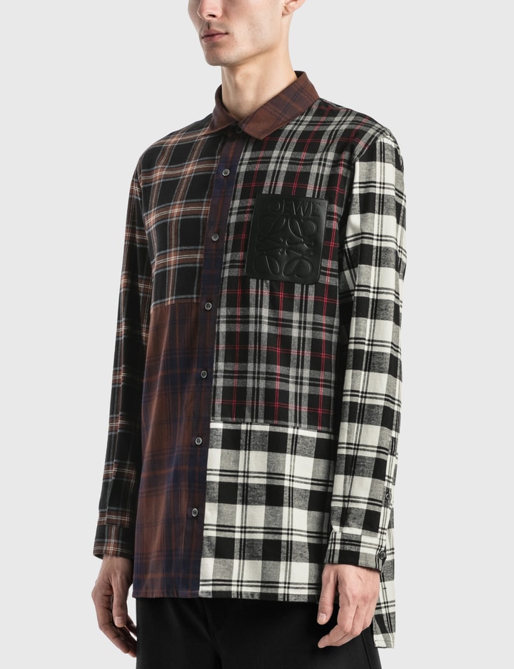 Loewe - Check Patchwork Shirt | HBX - Globally Curated Fashion and ...