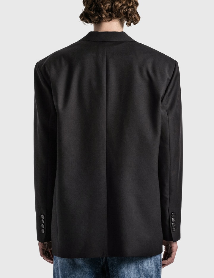 We11done - Oversized Suit Logo Blazer | HBX - Globally Curated Fashion ...
