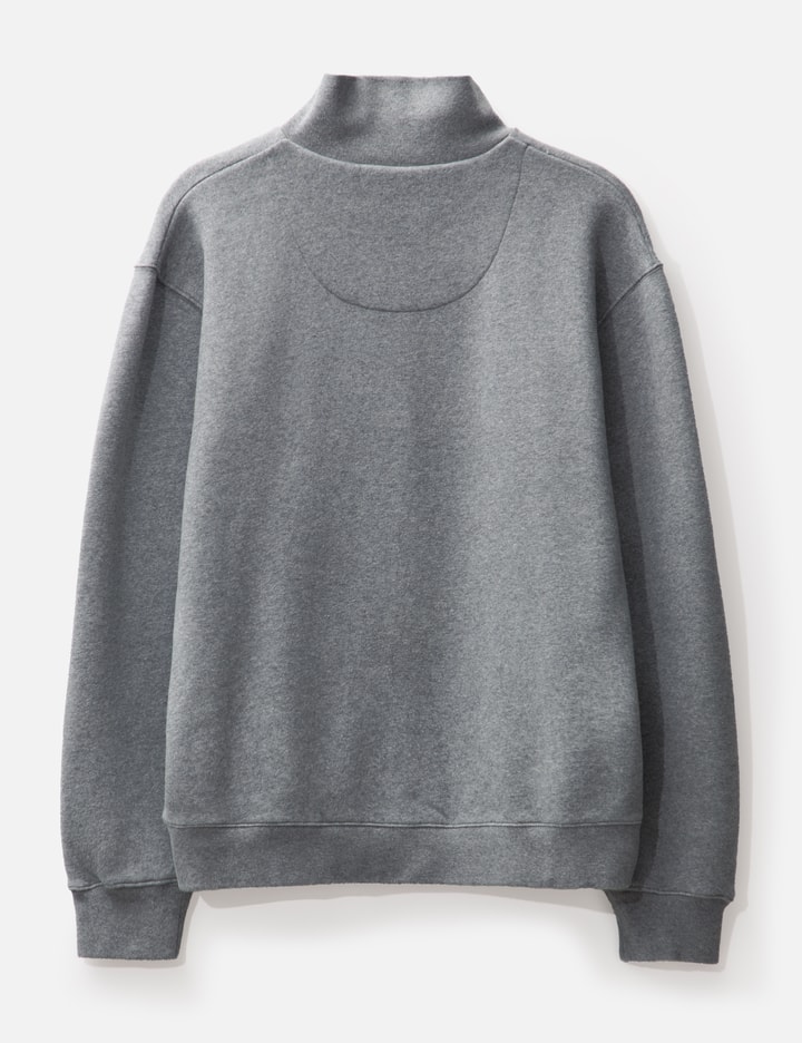 Maison Kitsuné - BOLD FOX HEAD PATCH COMFORT HALF ZIP SWEATSHIRT | HBX ...