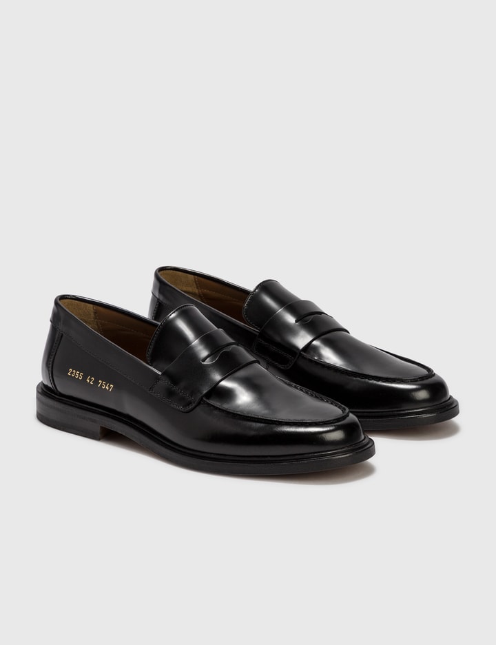 Common Projects - PENNY-SLOT LEATHER LOAFERS | HBX