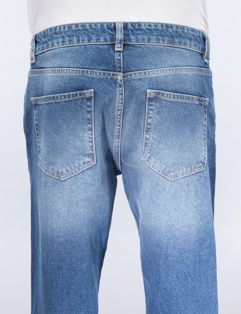 Wood Wood - Wes Classic Blue Vintage Jeans | HBX
