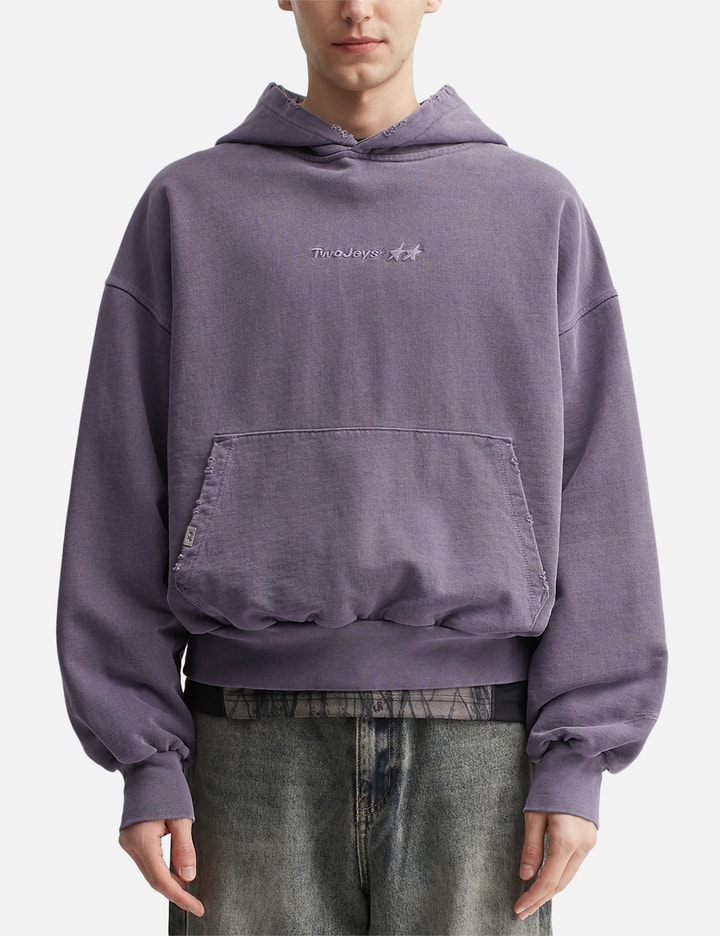 TwoJeys Pigment Dyed Purple Icon Hoodie - Heavyweight vintage hoodie ...