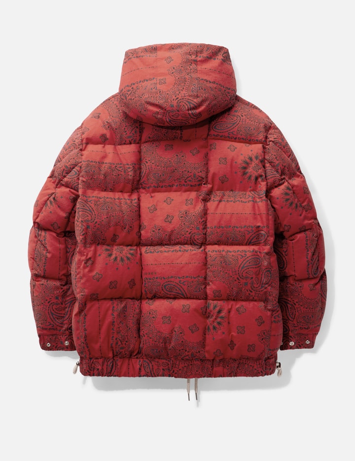 Sacai - Bandana Print Puffer Jacket | HBX - Globally Curated Fashion ...