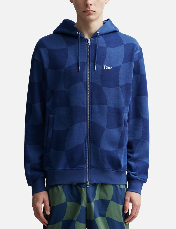 Dime - Classic Checkmate Zip-Up Hoodie | HBX - Globally Curated Fashion ...