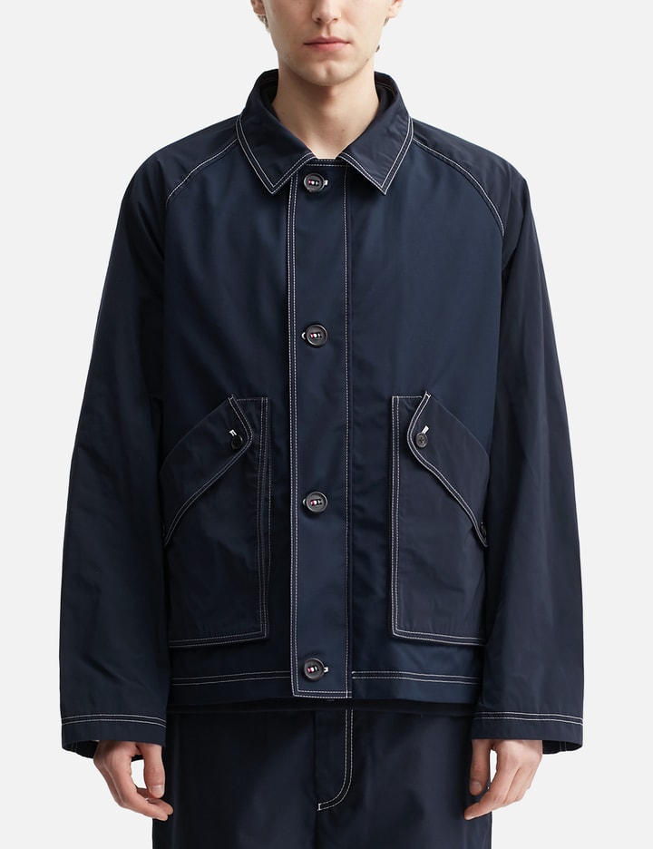 Thom Browne - Typewriter Cloth Cropped Field Jacket | HBX