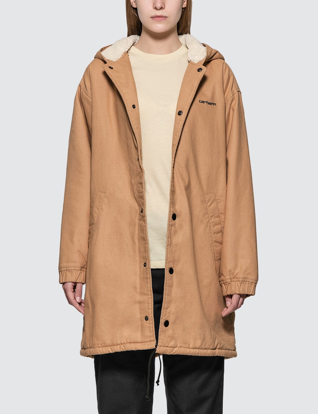 Carhartt Work In Progress - Hooded Script Coach Jacket | HBX - Globally ...