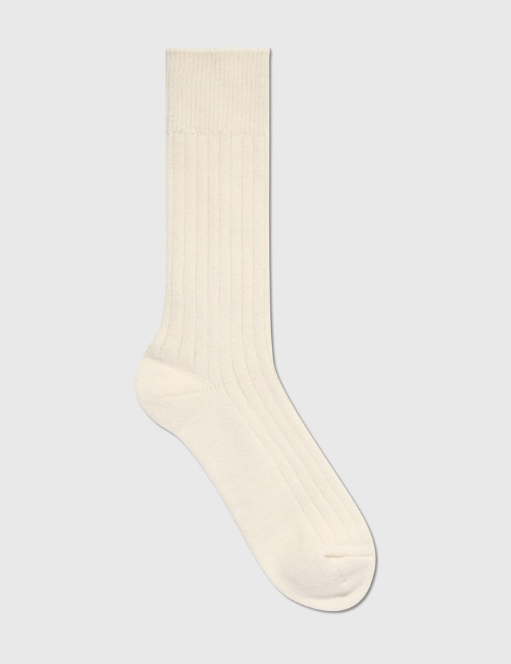 ROTOTO - Cotton Wool Ribbed Crew Socks | HBX - Globally Curated Fashion ...