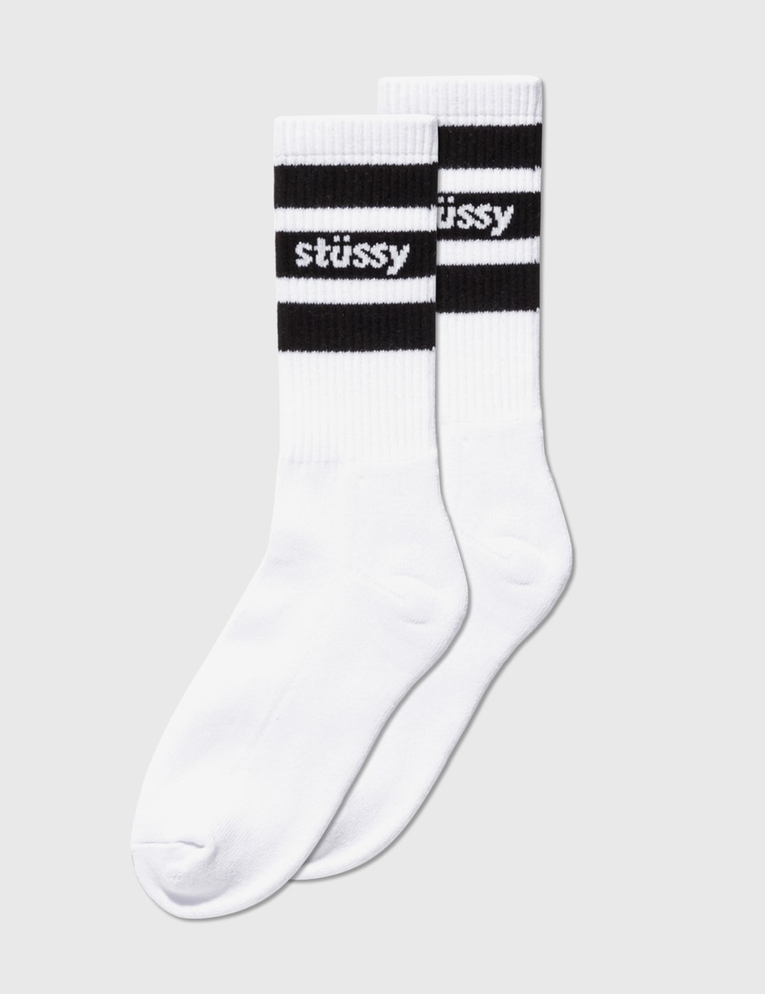 Stüssy - Stripe Crew Socks | HBX - Globally Curated Fashion and ...