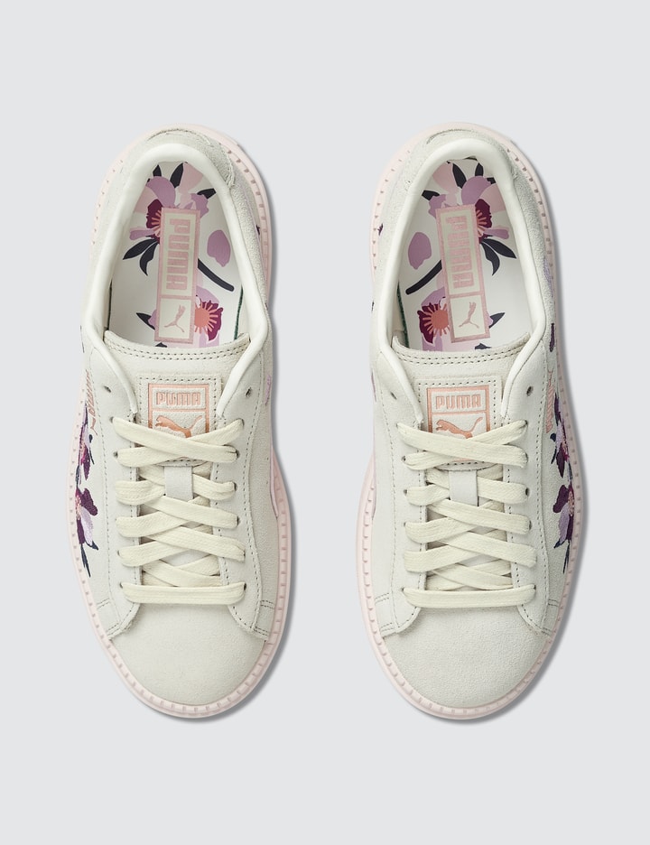 Puma - Suede Platform Trace Flowery | HBX - Globally Curated Fashion ...