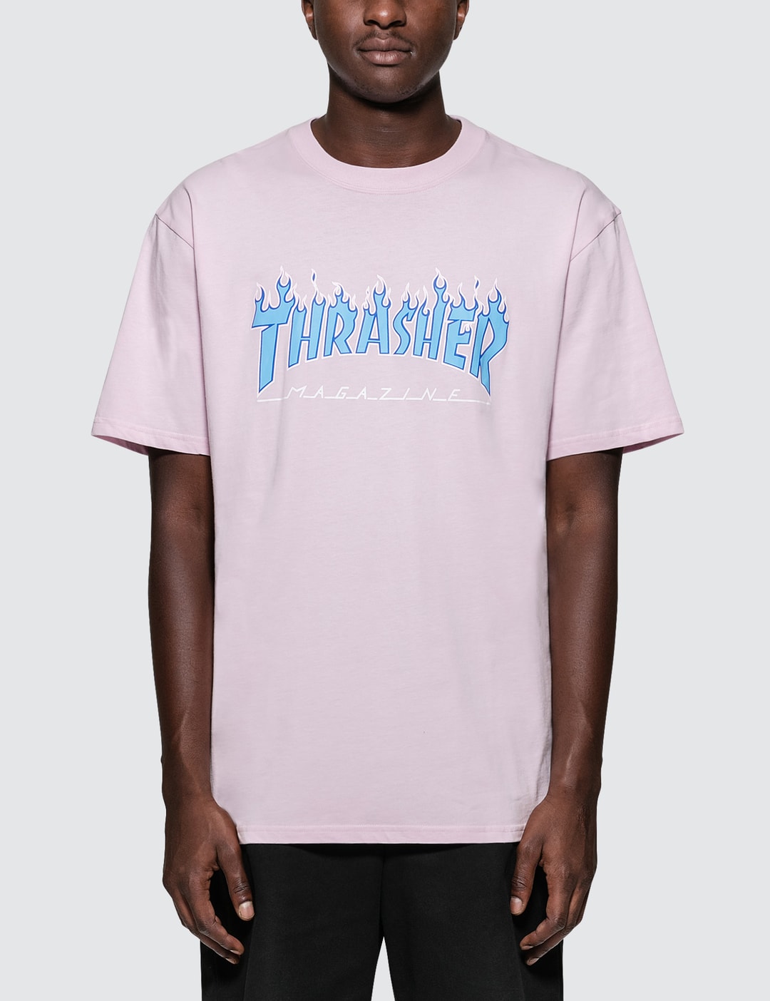 Thrasher - Outline Flame T-Shirt | HBX - 하입비스트가 엄선한 글로벌 패션&라이프스타일