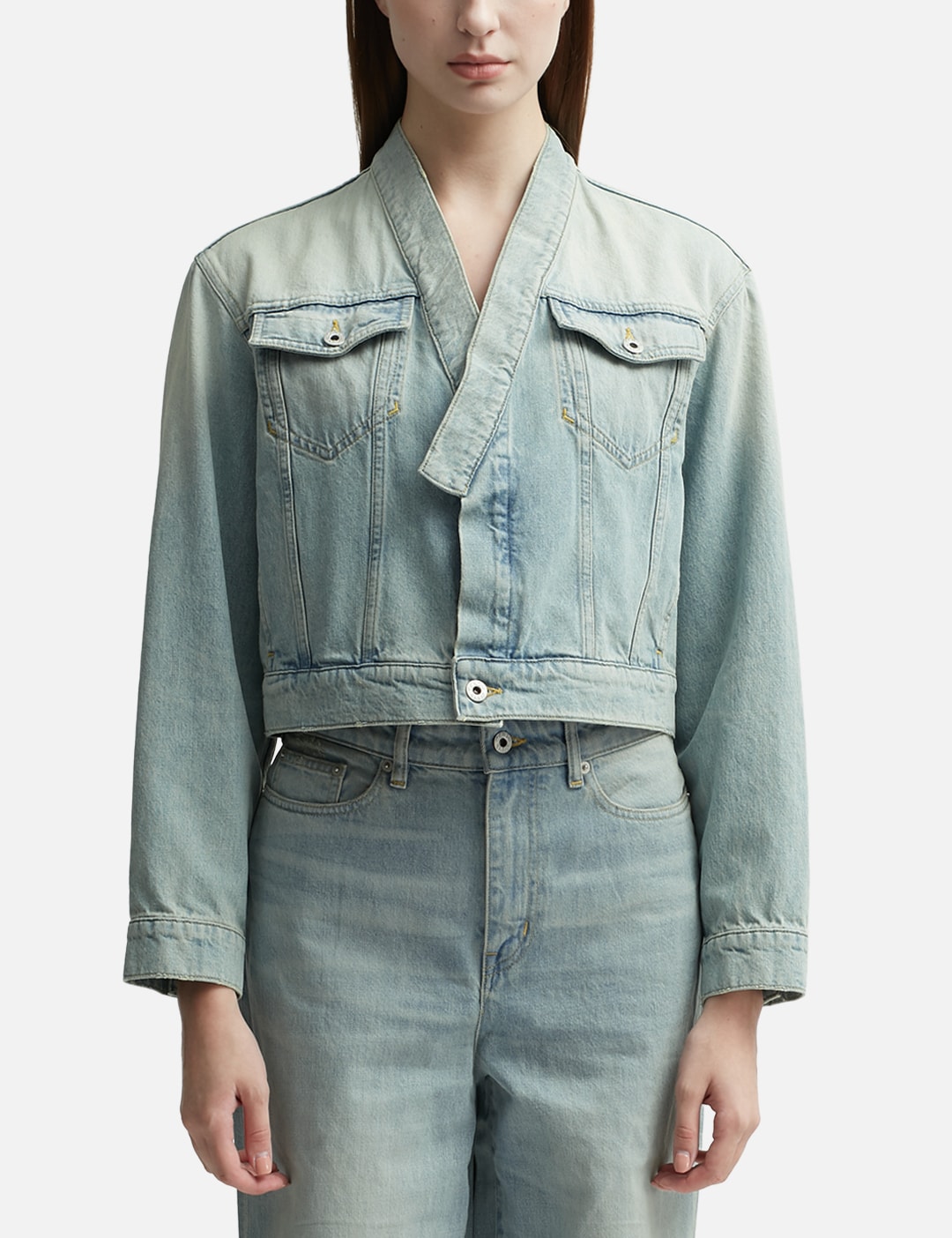 Kenzo - Denim Kimono Jacket | HBX - Globally Curated Fashion and ...
