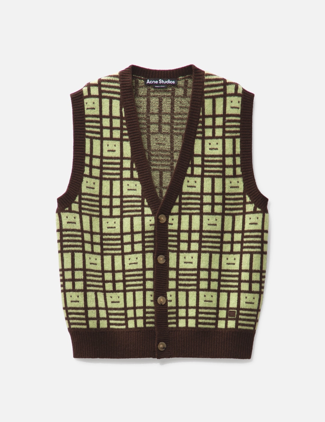 Acne Studios - Sleeveless Cardigan | HBX - Globally Curated Fashion and ...