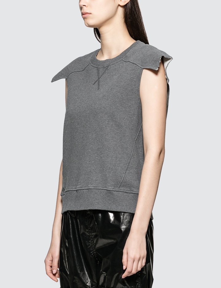 MM6 Maison Margiela - Cut Off Sweat Tank Top | HBX - Globally Curated ...