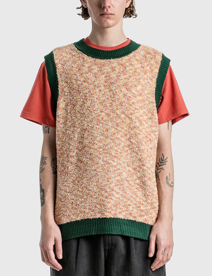 Brain Dead - Teddy Fur Striped Vest | HBX - Globally Curated Fashion ...