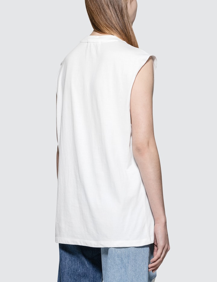 SJYP - Logo Font Sleeveless T-Shirt | HBX - Globally Curated Fashion ...