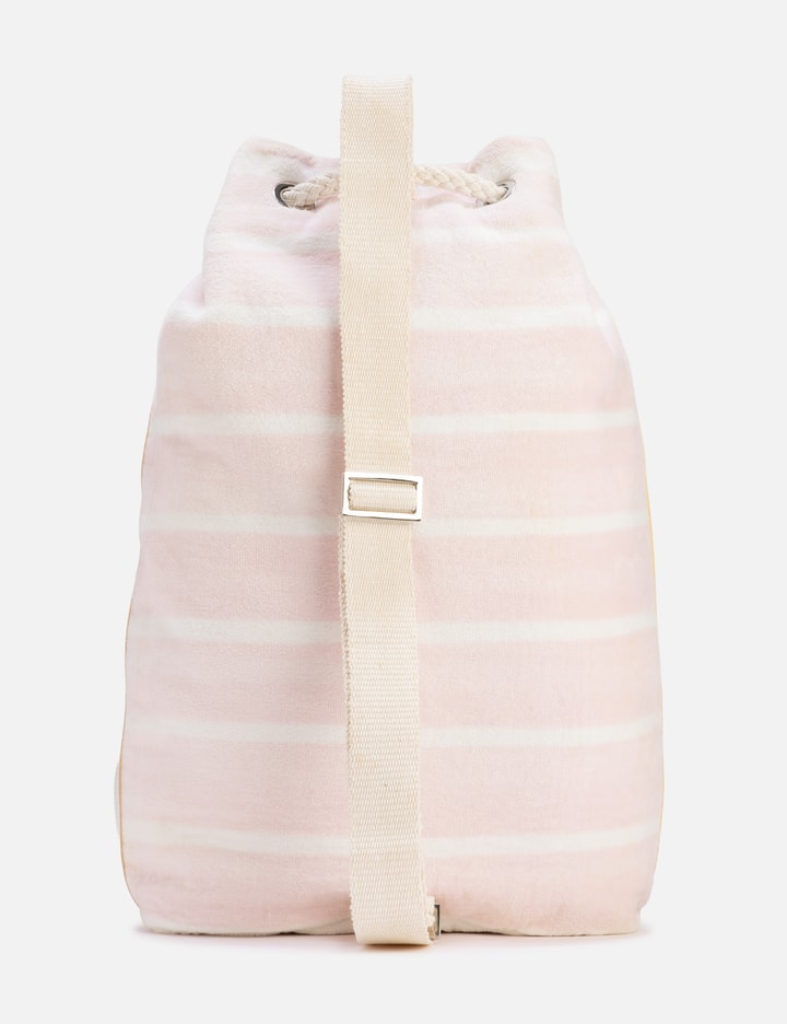 Chanel Cotton Terry Boxing Bag - 粉紅棉毛圈手袋，底部及肩帶有污漬，金屬扣輕微氧化，時尚實用 | HBX