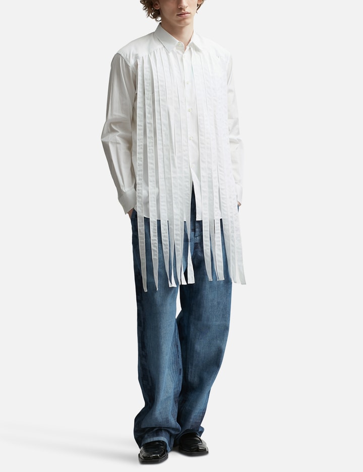 CDG Shirt - Pleated Panel Shirt | HBX - Globally Curated Fashion and ...