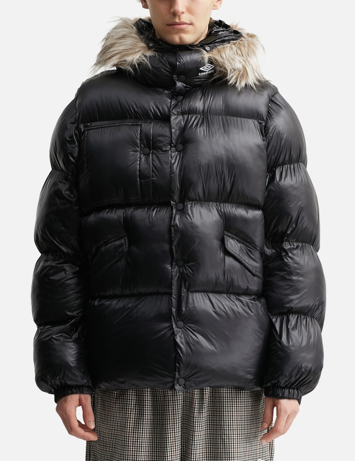 Umbro Umbro x Slam Jam Duemila Puffer Jacket - Black oversized puffer ...