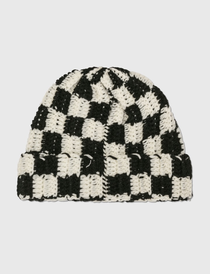 Stüssy - Crochet Checker Beanie | HBX - Globally Curated Fashion and ...