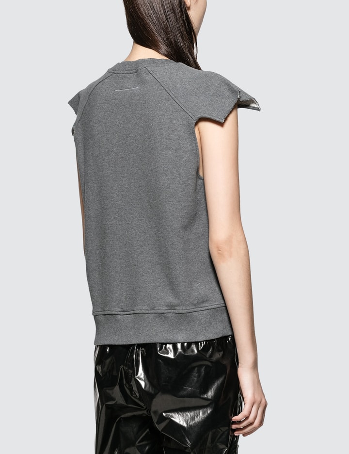 MM6 Maison Margiela - Cut Off Sweat Tank Top | HBX - Globally Curated ...