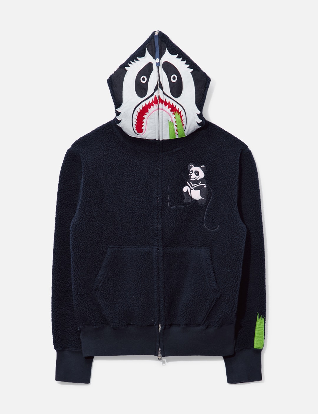 BAPE - Bape Panda Fleece Zip-up Hoodie | HBX
