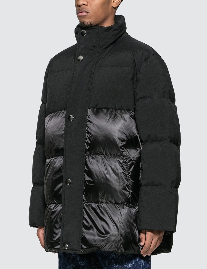 Acne Studios - Contrast Panel Down Coat | HBX - Globally Curated ...