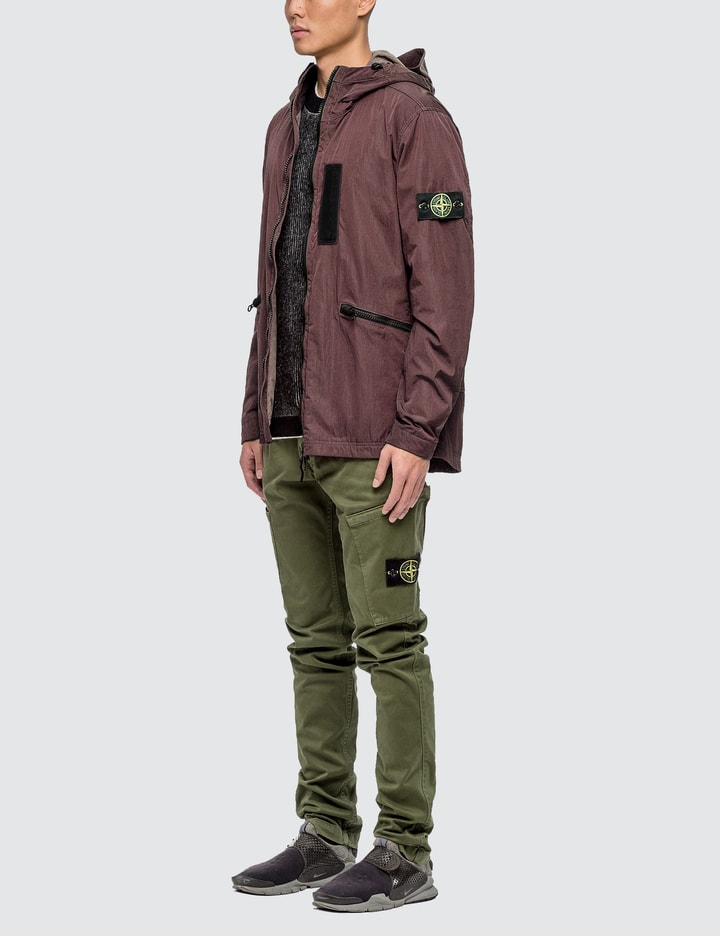 Stone Island - Nylon Metal Flock Hooded Jacket | HBX - Globally Curated ...