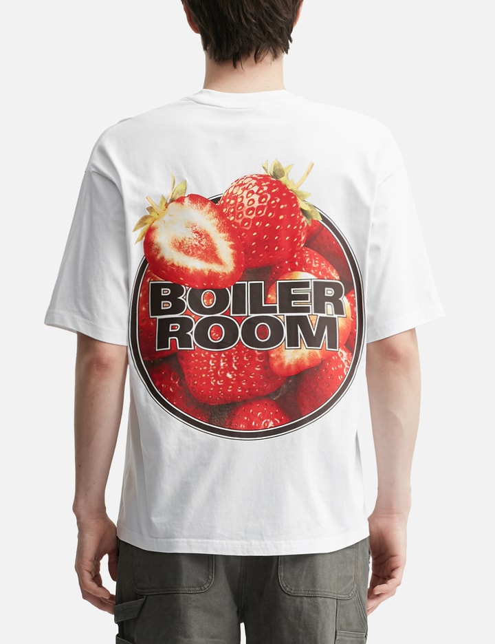 Boiler Room Strawberry Logo T-Shirt - Soft 100% cotton tee with front ...