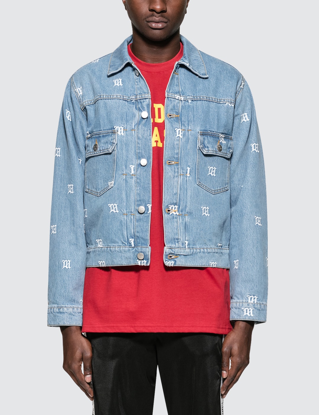 Misbhv - Monogram Denim Jacket | HBX - Globally Curated Fashion and ...