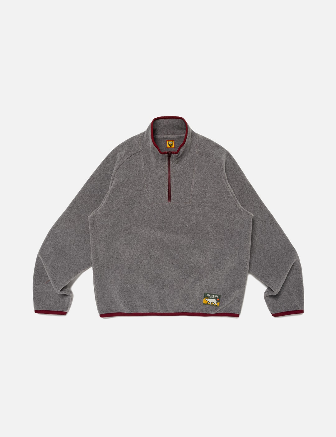 Human Made - Fleece Half-Zip Pullover | HBX - Globally Curated Fashion ...