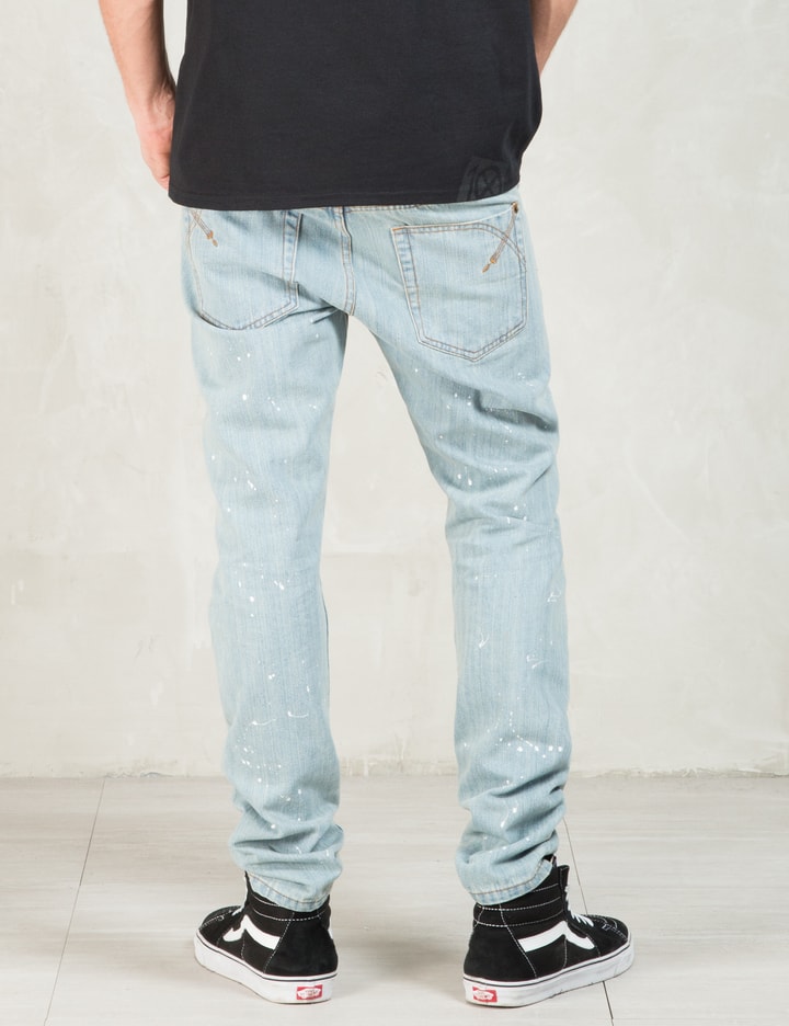 10.Deep - Blue Paint Splash Denim | HBX - Globally Curated Fashion and ...