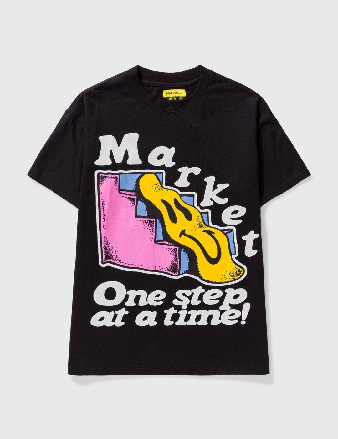 Market - Smiley One Step At A Time T-shirt | HBX - Globally Curated ...