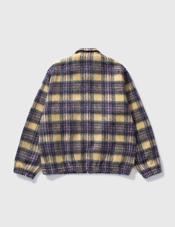 thisisneverthat® - Brushed Check Zip Jacket | HBX - Globally Curated ...