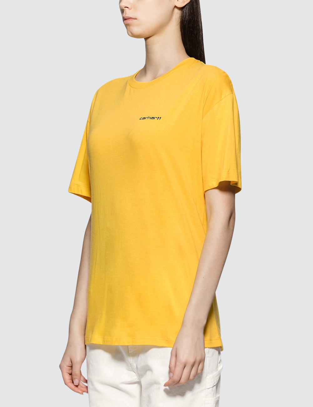 Carhartt Work In Progress - Script Embroidery Short Sleeve T-shirt | HBX