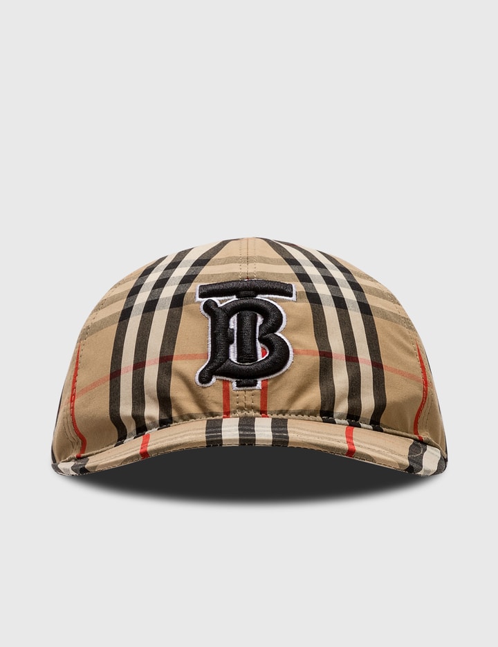 Burberry - Monogram Motif Vintage Check Cotton Baseball Cap | HBX