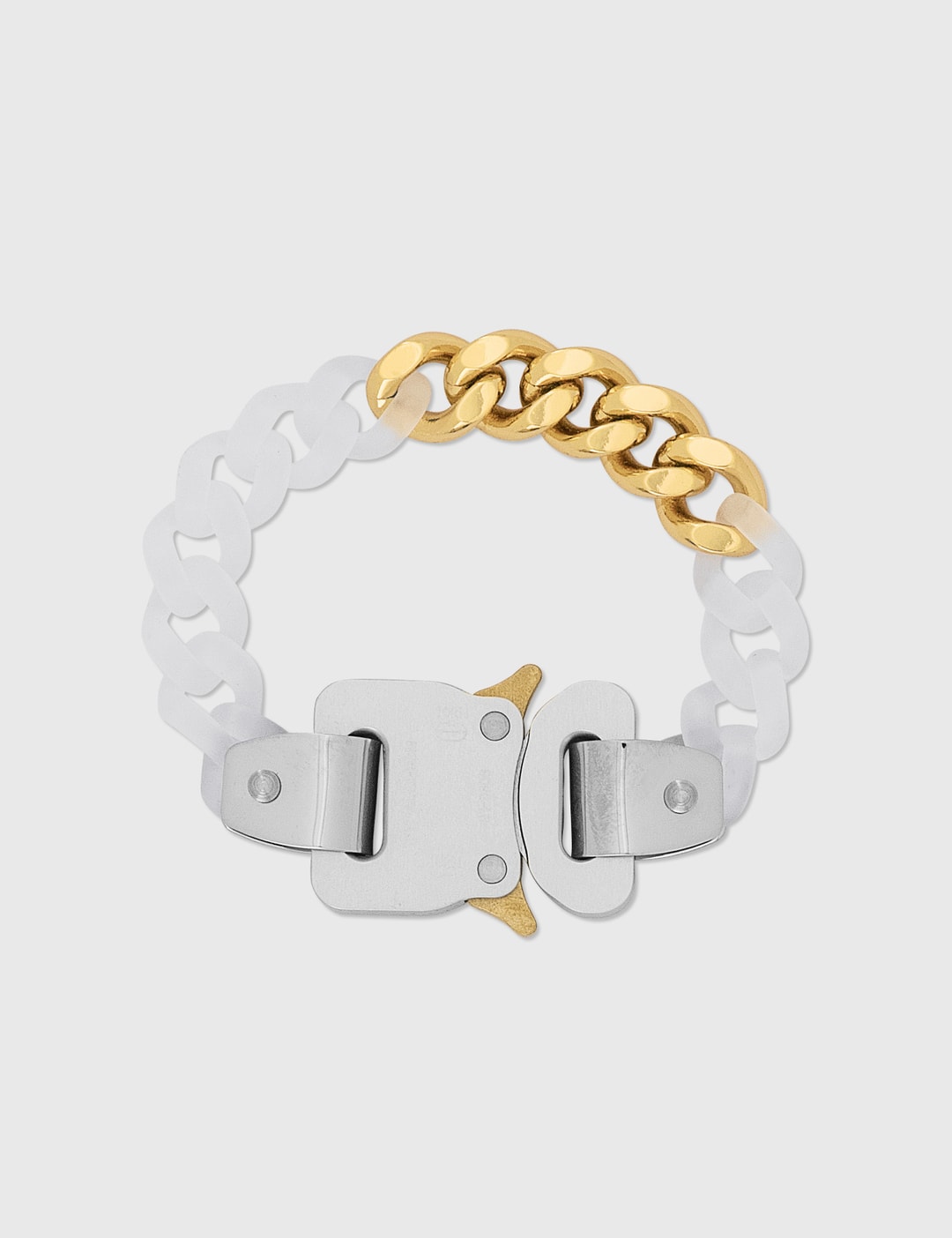 1017 ALYX 9SM - Transparent Chain And Metal Bracelet | HBX - HYPEBEAST ...