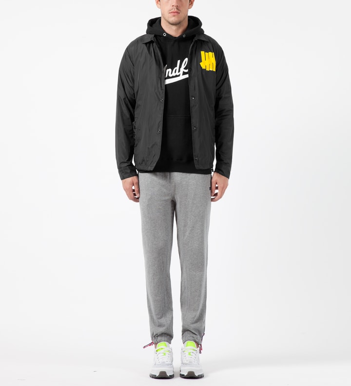 Undefeated - Black Bad Sports Coach Jacket | HBX - 하입비스트가 엄선한 글로벌 패션&라이프스타일