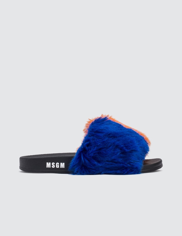 MSGM - Stripe Pool Slide | HBX - Globally Curated Fashion and Lifestyle by Hypebeast