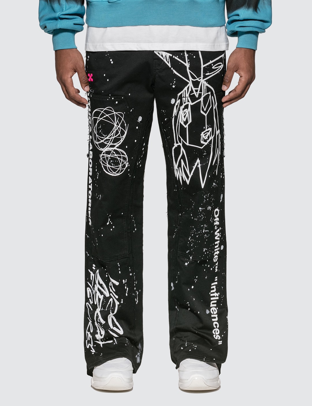 Off-White™ - Futura Alien Carpenter Pants | HBX - Globally Curated ...