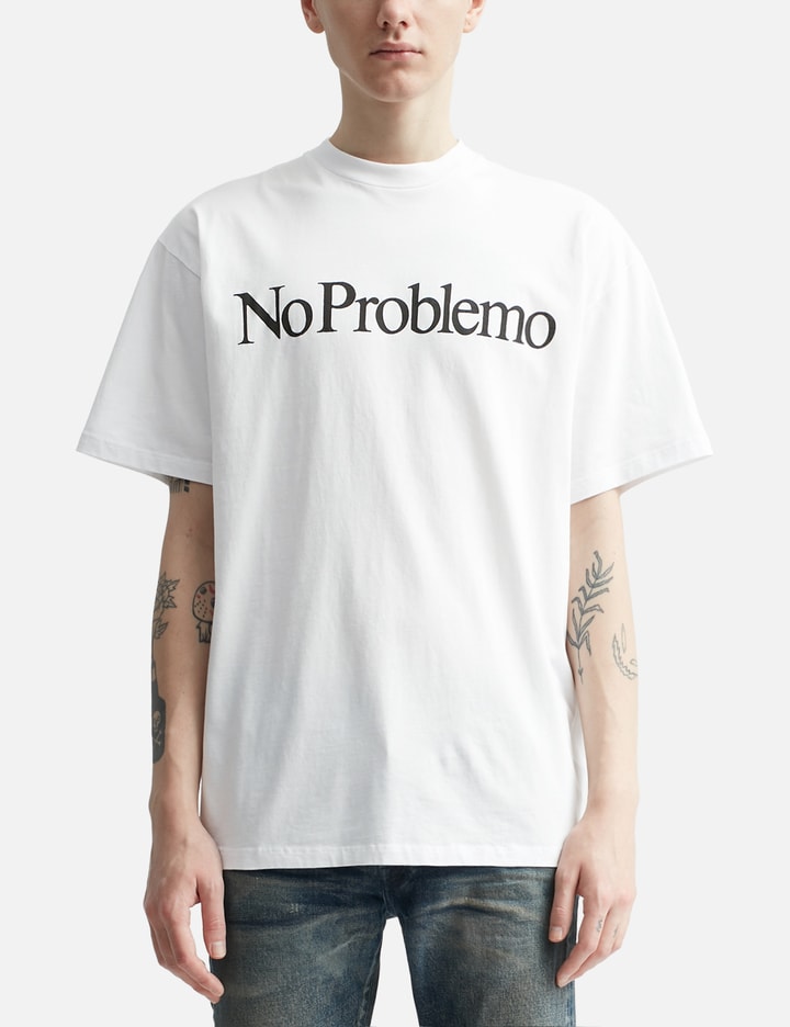 Aries - NO PROBLEMO SS T-SHIRT | HBX - Globally Curated Fashion and ...