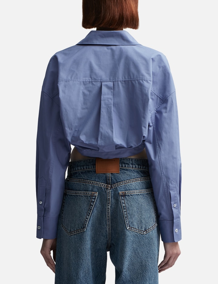 T By Alexander Wang - Double Layered Cropped Shirt | HBX - Globally ...
