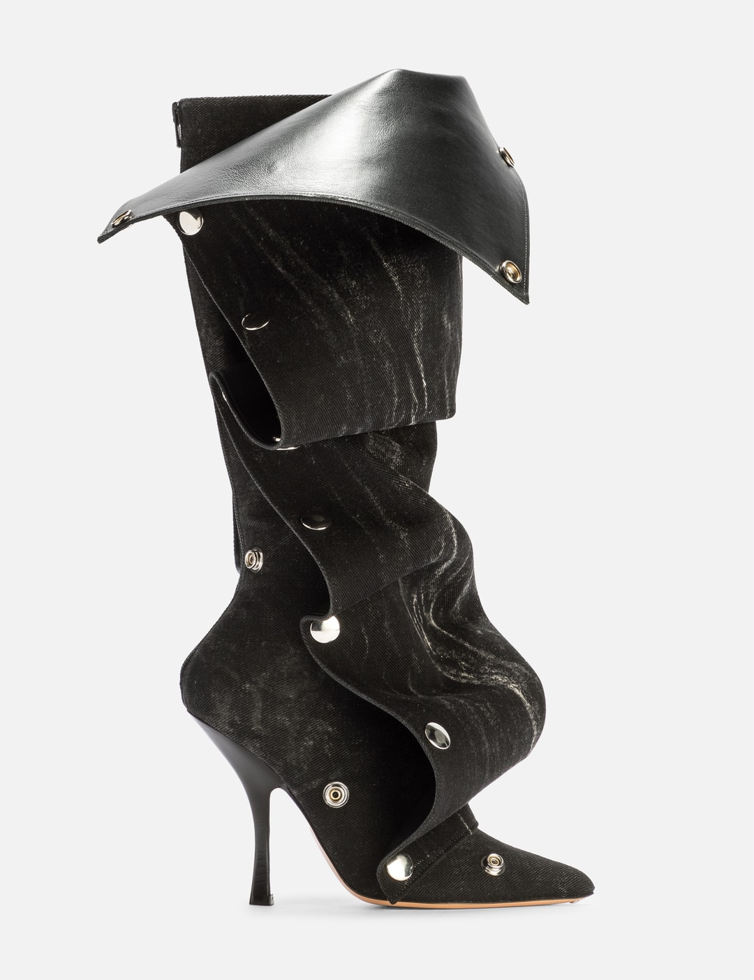 Y/PROJECT - SNAP BOOTS | HBX - Globally Curated Fashion and Lifestyle ...