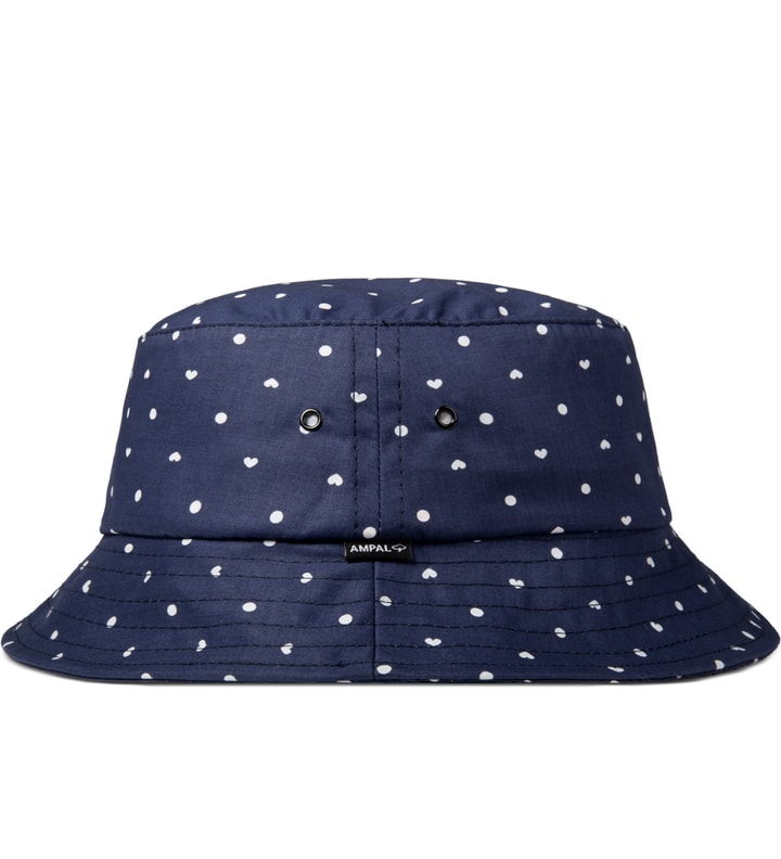 The Ampal Creative - Navy Dottie Bucket Hat | HBX - Globally Curated ...