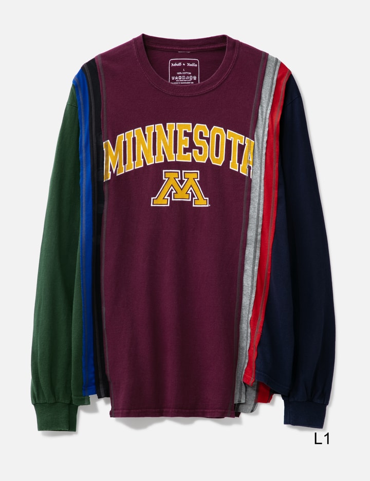 Needles - 7 Cuts Long Sleeve College T-shirt | HBX - Globally Curated ...